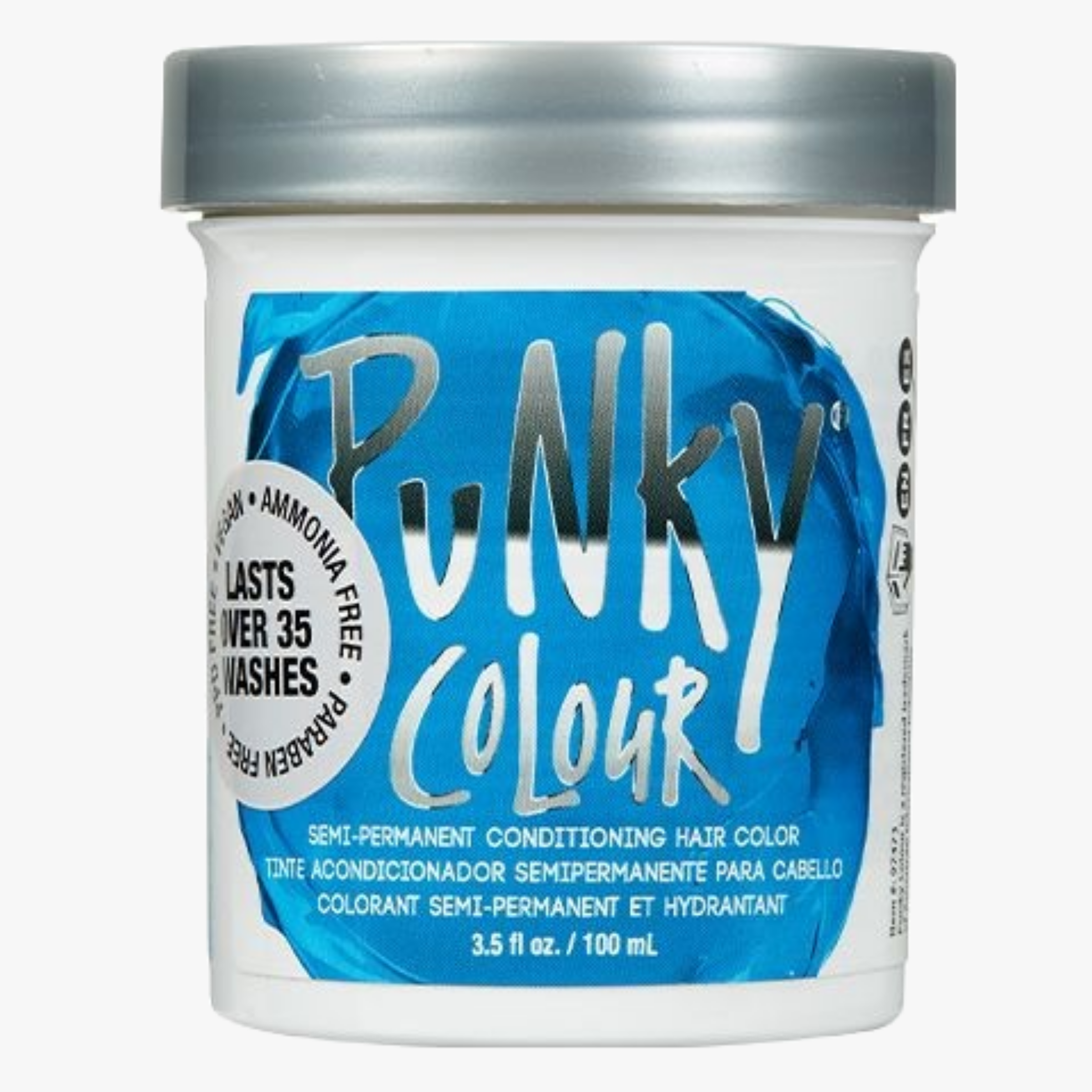 Punky Colour Lagoon Blue Semi-Permanent Hair Colour 100ml – Beauty ...