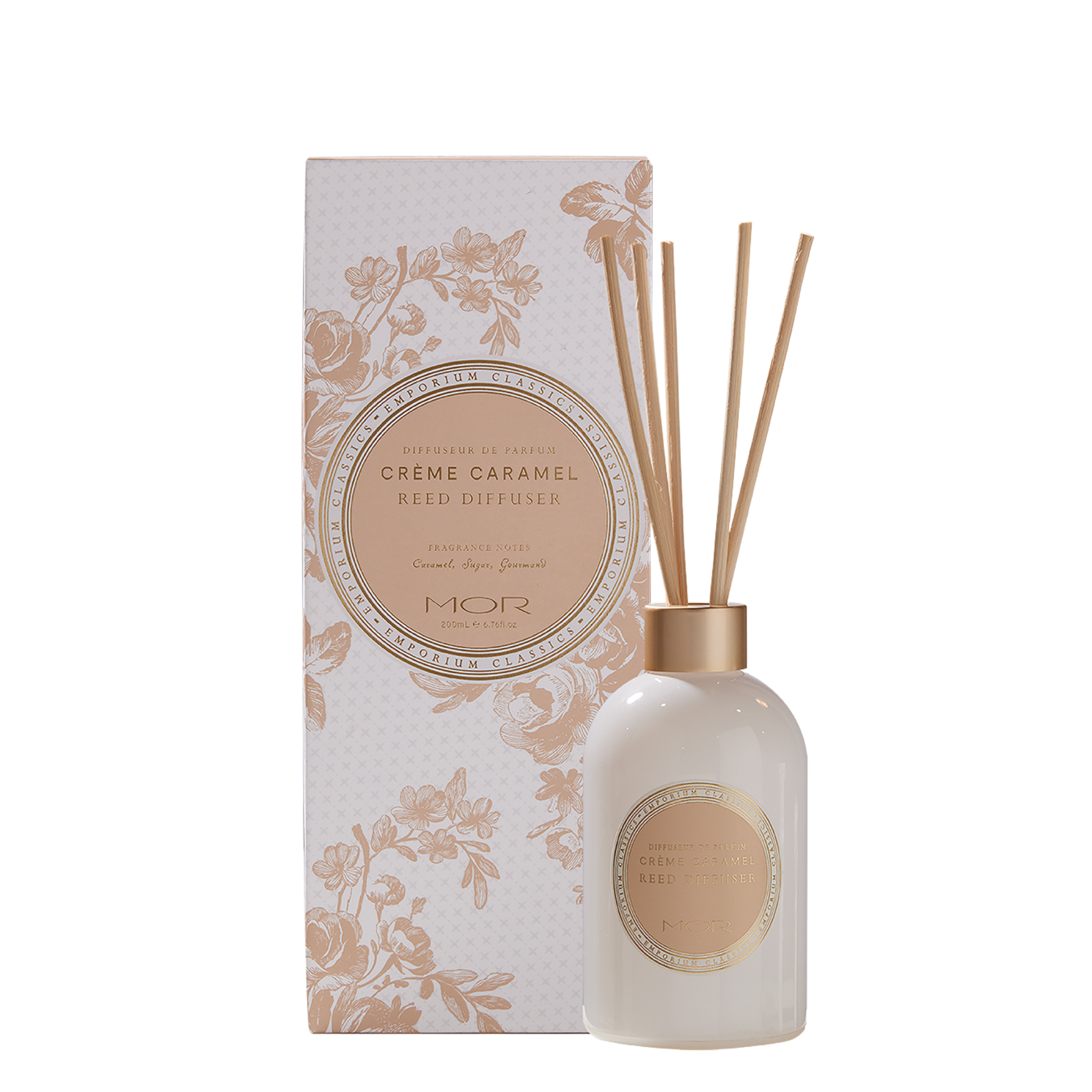 MOR Emporium Classics Blanc Crème Caramel Reed Diffuser – Beauty Garage NZ