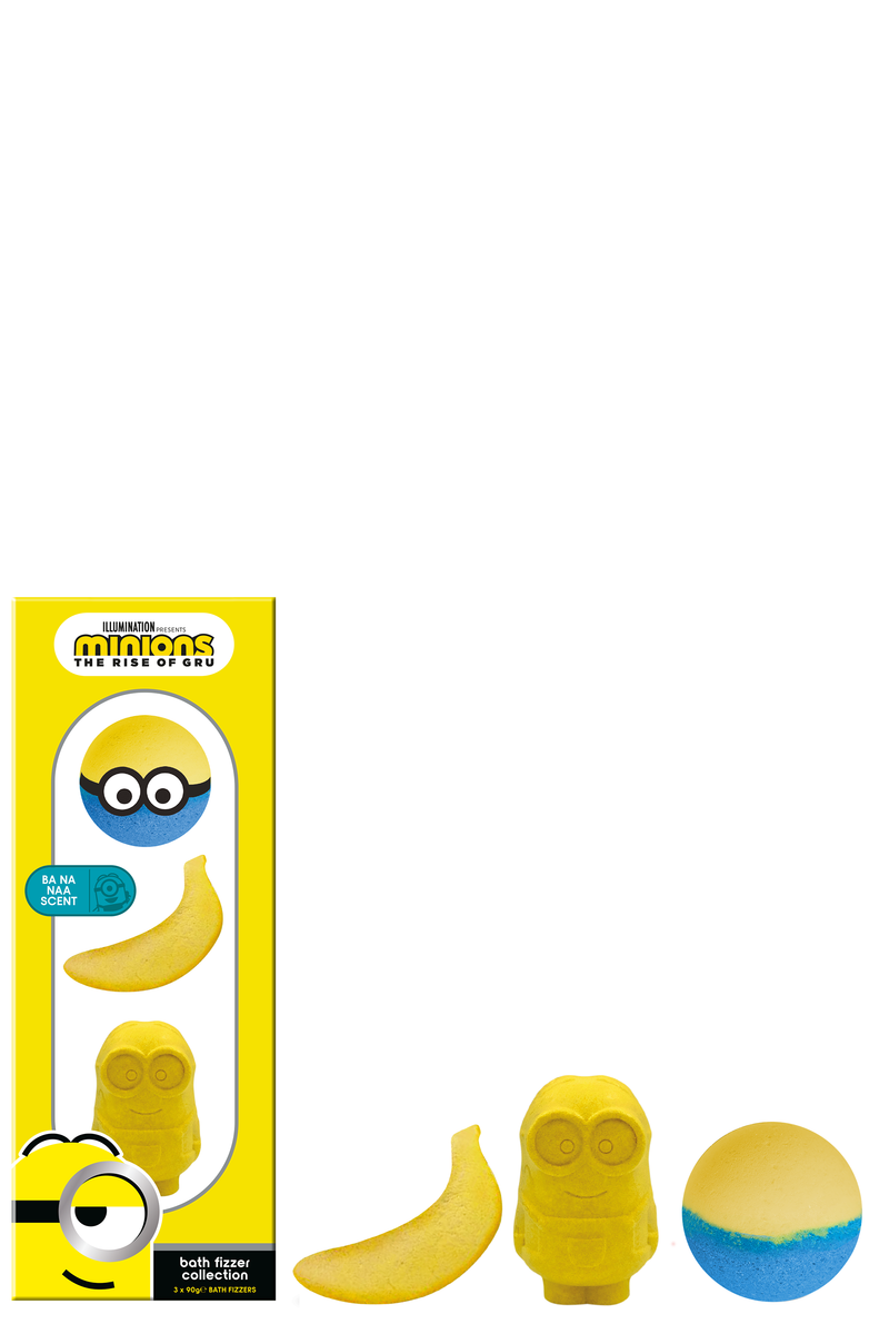 Minions Bath Fizzer Collection 3 x 90g – Beauty Garage NZ